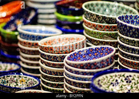 Turkish ceramics and pottery shop in Istanbul, Turkey Stock Photo - Alamy