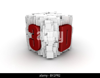 Abstract technology with many rectangles background, surface with ...