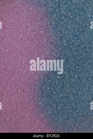 A wave of pink and blue sugar Stock Photo - Alamy