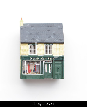 a small brick house in miniature of a small brick Stock Photo - Alamy