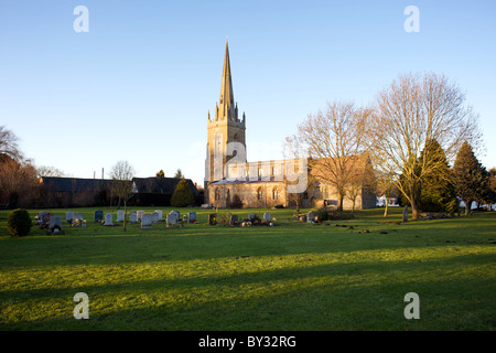 St. Swithin's Church, Lower Quinton, Warwickshire, England, UK Stock ...
