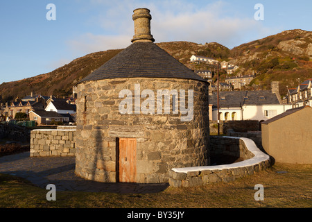 19th century Tŷ Crwn roundhouse prison in Barmouth, Gwynned, North ...