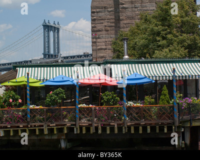 River Cafe Brooklyn NY outdoors Stock Photo - Alamy