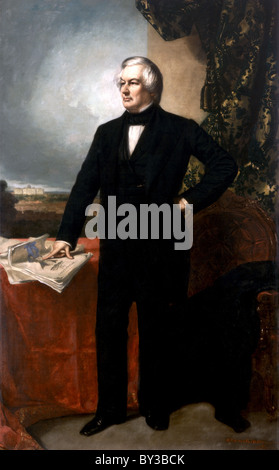 Vintage portrait of Millard Fillmore Stock Photo - Alamy