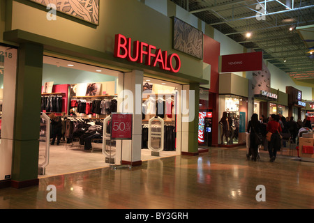 Buffalo clothing outlet store in Vaughan Mills Mall in Toronto, Canada ...