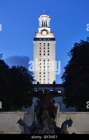 Main clock tower at University of Texas in Austin Stock Photo - Alamy