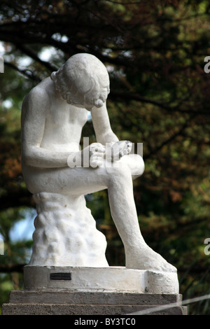 'Boy Pulling out a Splinter'. Copy after an antique original. Italy ...