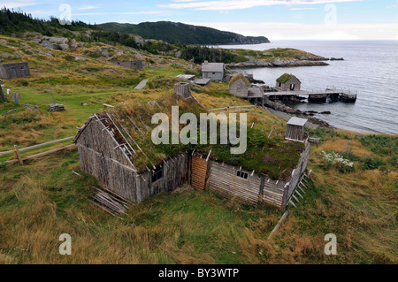 An Early Newfoundland Style Settlers Cabin Reproduced For The Canadian ...