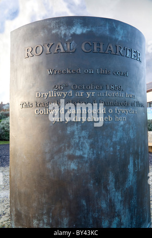 Moelfre Isle of Anglesey Royal Charter shipwreck disaster Stock Photo ...
