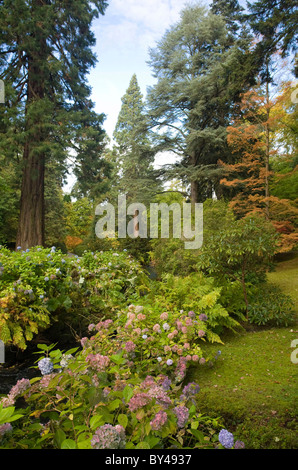Bodnant Hall - Bodnant Gardens, Wales Stock Photo - Alamy