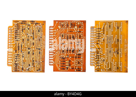 Electronic circuit plates Stock Photo - Alamy