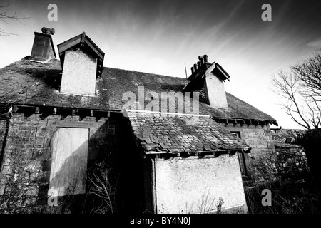 Abandoned and empty house, Dumfries and Galloway, Scotland Stock Photo ...