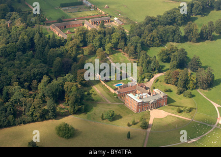 An aerial view of Chillington hall in Staffordshire Stock Photo - Alamy