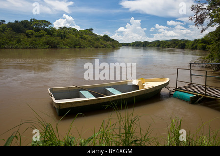 The Tempisque River flowing through Palo Verde National Park in the ...