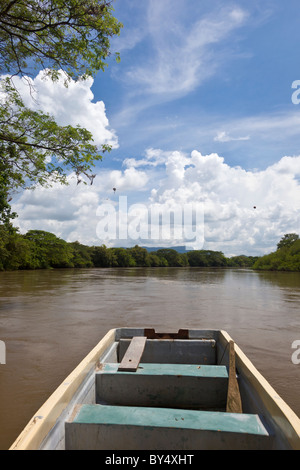 The Tempisque River flowing through Palo Verde National Park in the ...