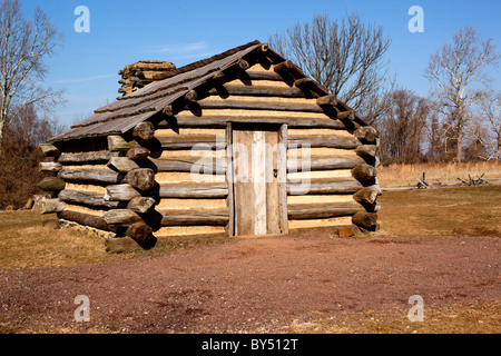 Old Trapper's log cabin in Alaska Stock Photo - Alamy