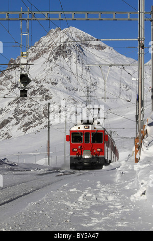 Mountain Tram Railway in Switzerland Stock Photo - Alamy
