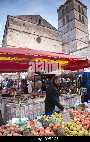 Market in Sineu, Mallorca Stock Photo - Alamy