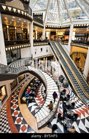 Department Store shopping mall arcade in German city Europe Stock Photo ...