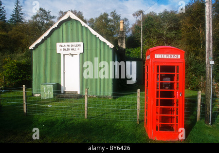 Salen Hall, in the village of Salen, Ardnamurchan, Scotland Stock Photo ...