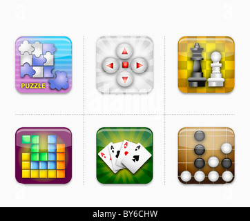 various types of icon Stock Photo - Alamy