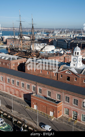 Mast of HMS Victory,Historic Dockyard,Portsmouth,UK Stock Photo - Alamy