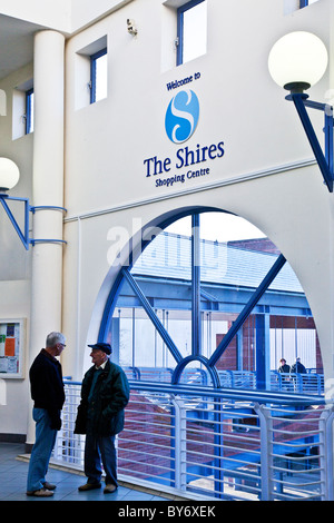 Entrance to the Shires Shopping Centre in Trowbridge, Wiltshire, United ...