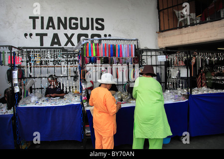 Silver Market, Taxco, colonial town well known for its silver markets ...