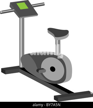 Illustration Cycling Machine Icon Stock Photo - Alamy