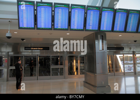 ATL SkyTrain at the Atlanta International Airport domestic terminal ...