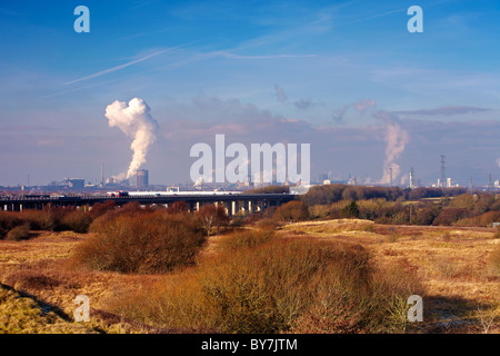 Smoke and air pollution Wales UK Stock Photo - Alamy