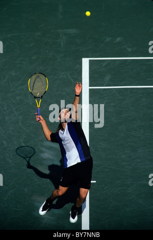 Andre Agassi (USA) at the 1994 US Open Stock Photo - Alamy