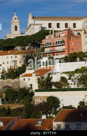Graca Church, Lisbon, Portugal Stock Photo - Alamy