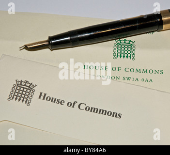House of Commons Letterhead Stock Photo - Alamy