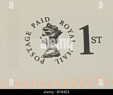 UK first class and second class postage stamps, new 2013 colours Stock ...