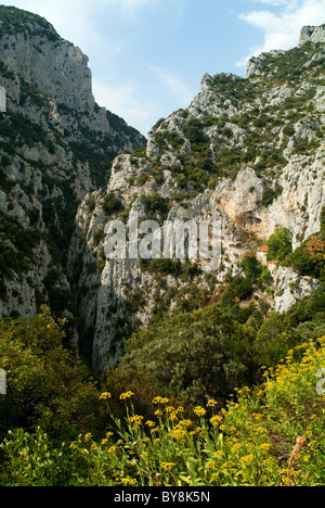 Aude, Gorges de Galamus, France Stock Photo - Alamy