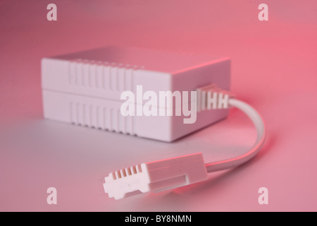 BT micro filter for broadband connection Stock Photo - Alamy
