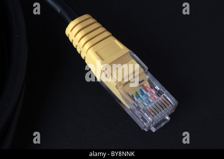 BT style telephone connector or plug Stock Photo - Alamy
