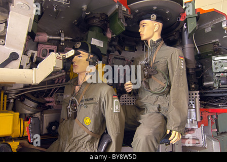 german main battle tank leopard 2 a 6 stands on the german military ...