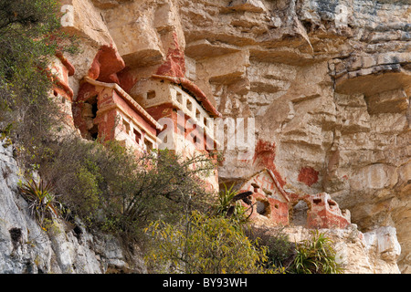 Revash mausoleum near Chachapoyas, Peru Stock Photo - Alamy