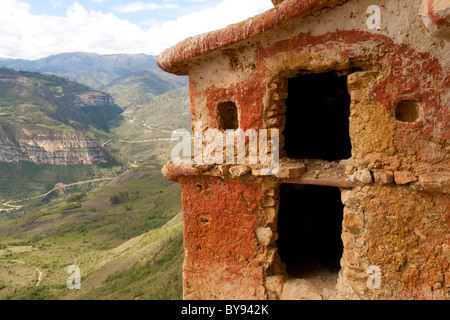 Revash mausoleum near Chachapoyas, Peru Stock Photo - Alamy