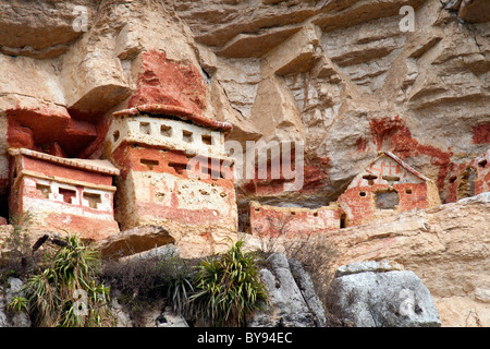 Revash mausoleum near Chachapoyas, Peru Stock Photo - Alamy