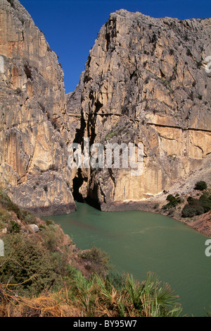 El Chorro, rocks landscape, Andalusia, Spain Stock Photo - Alamy