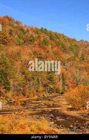 Obed Wild and Scenic River, Nemo Bridge, Wartburg, Tennessee, USA Stock ...