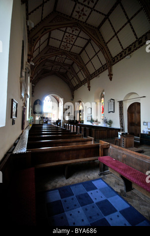 Kintbury Parish Church Interior Berkshire UK Alter Stock Photo - Alamy