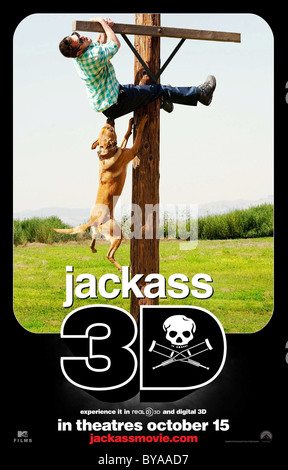 Jackass 3D Year : 2010 USA Director : Jeff Tremaine Movie poster (Fr ...