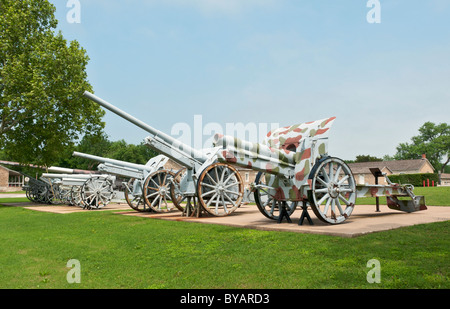 Oklahoma, Fort Sill, Artillery Park Museum containing over 100 ...