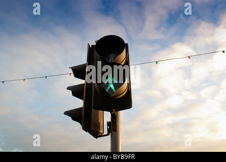 Green Man on Crossing Lights Stock Photo: 99965393 - Alamy