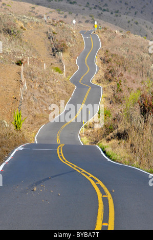 Crooked Road Highway 31 Mount Haleakala Maui Hawaii Stock Photo - Alamy