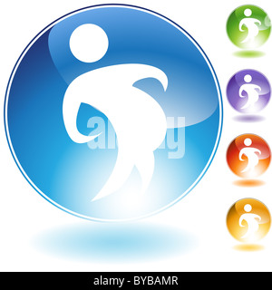 An image of a stick figure with a big belly Stock Photo - Alamy